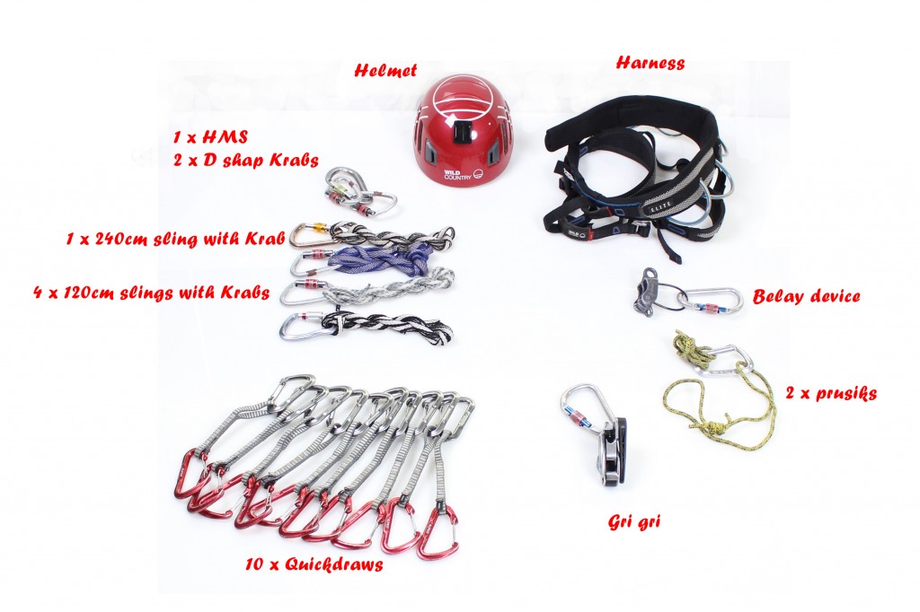 Up to Summit » Sport climbing rack